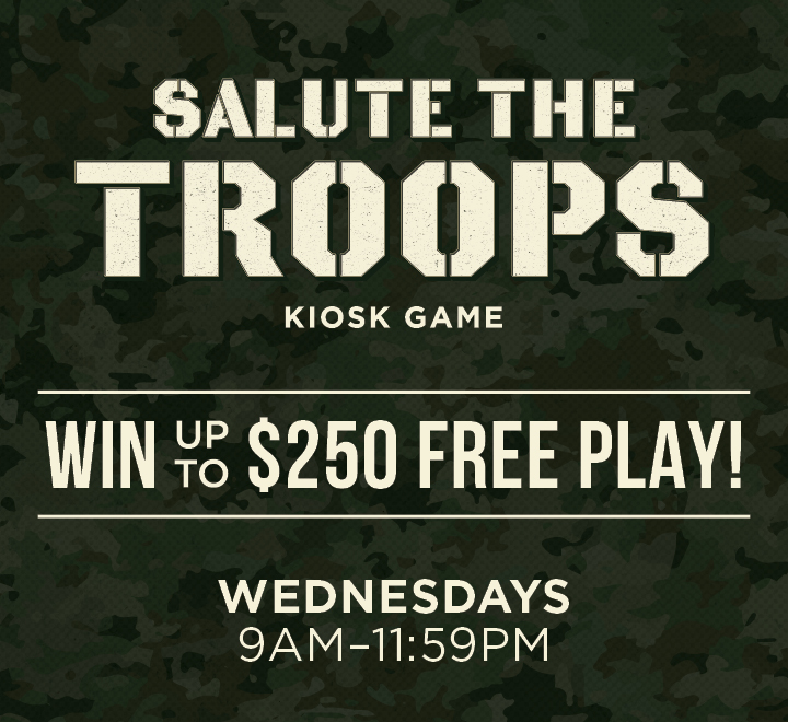 SALUTE THE TROOPS KIOSK GAME - Bowling Green